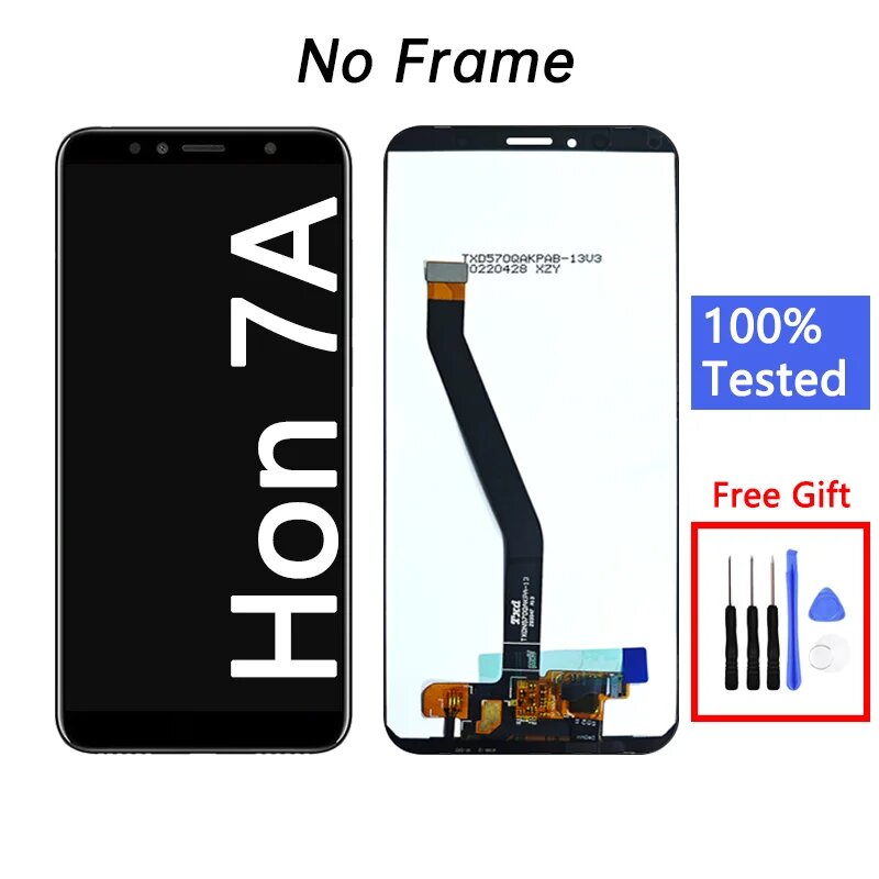 Дисплейный Модуль (тачскрин) Для Huawei Honor 7A, Емкостный Сенсорный ЖК-экран Для Замены, IPS-дисплей Высокого Разрешения