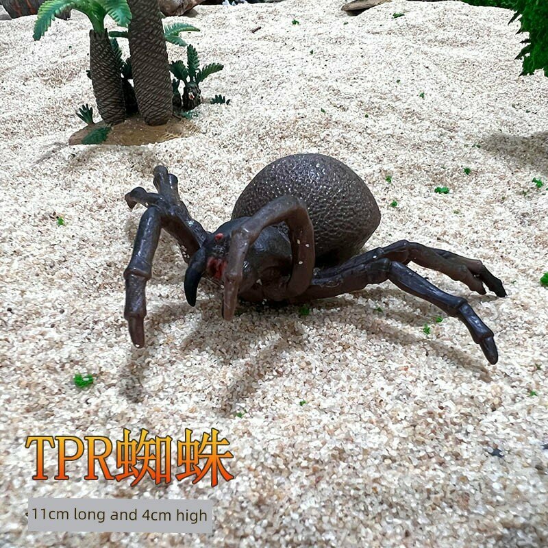 Модель паука из ТПР силикона, для Хэллоуина, большого размера, реалистичная игрушка-паук для детей