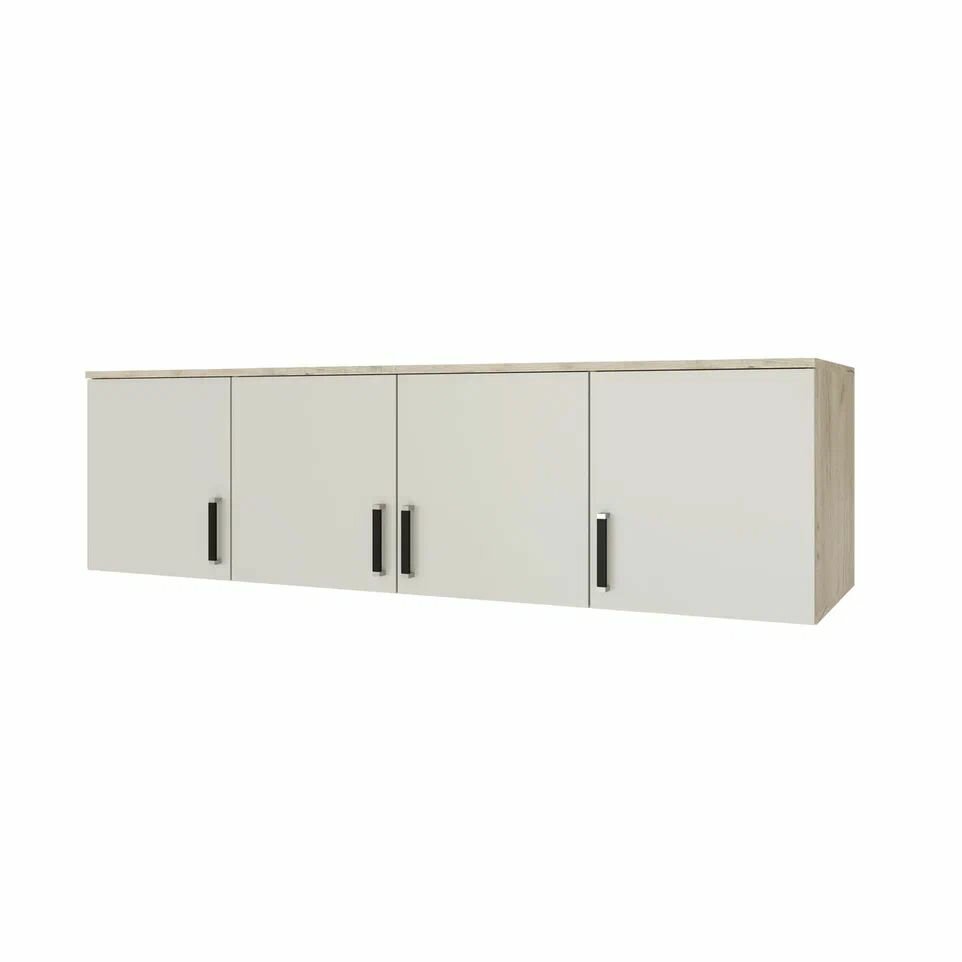 Антресоль для шкафа-016 (дуб крафт серый/кашемир) 450х1600х510 тэкс