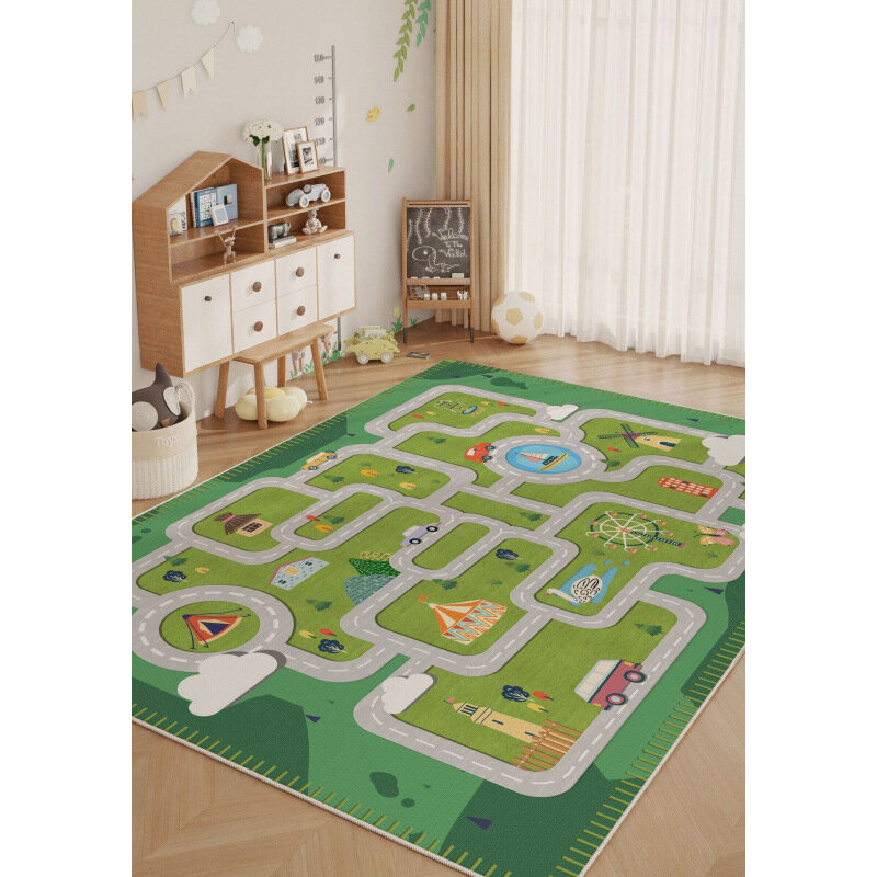 Ковер для гостиной, парковки, детской зоны для чтения, декора комнаты, центра раннего развития, ползунков, спальни, коврика для кабинета