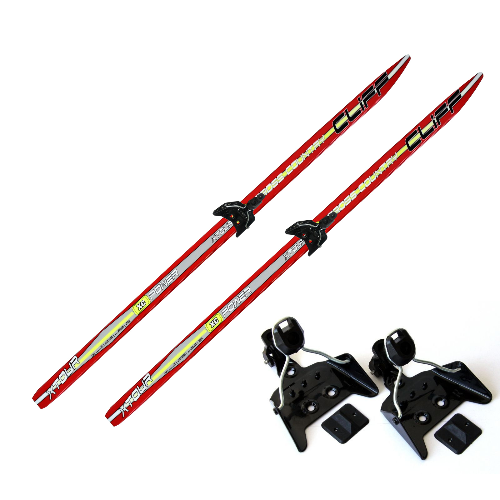 Лыжи Сliff Cross Countryс креплениями, лыжи - 180 см, крепление NN 75