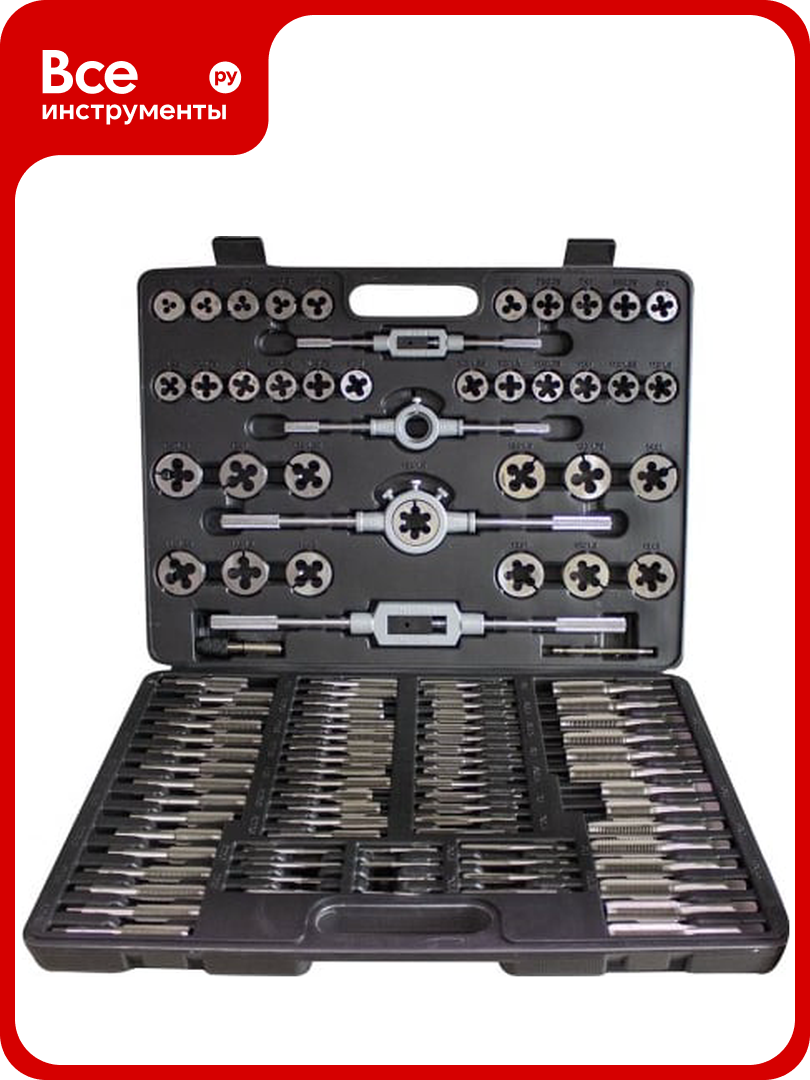 Набор метчиков и плашек Forsage 110 пр. кейсе F-B110-1(8703)