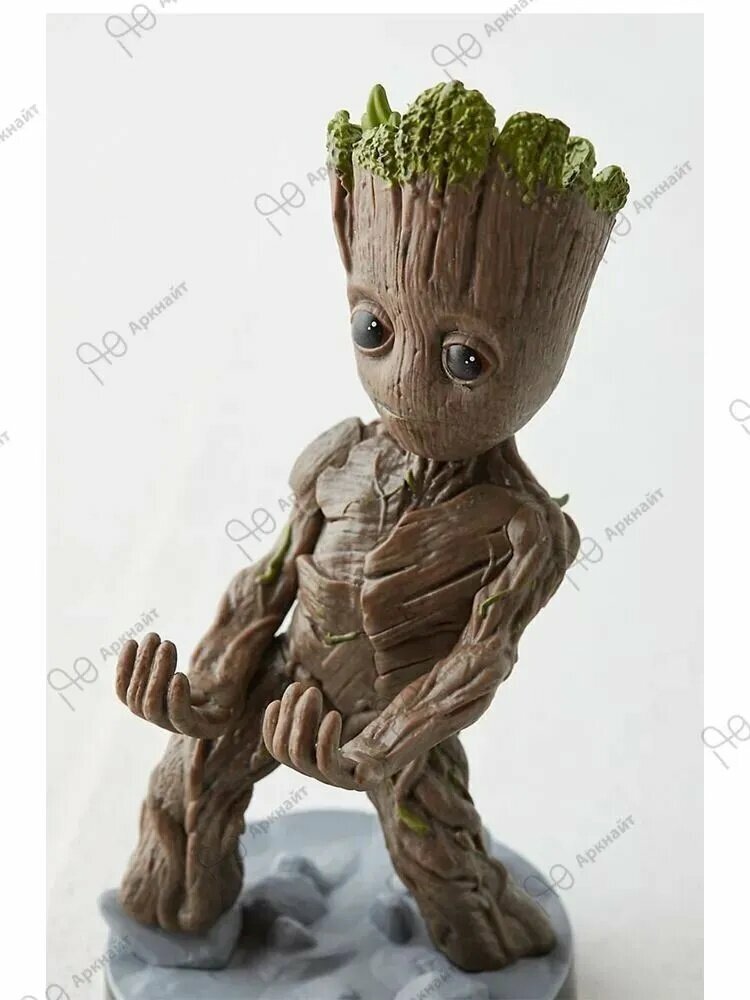 Фигурка - держатель для геймпада, смартфона Стоящий Groot ручка PS4/PS5