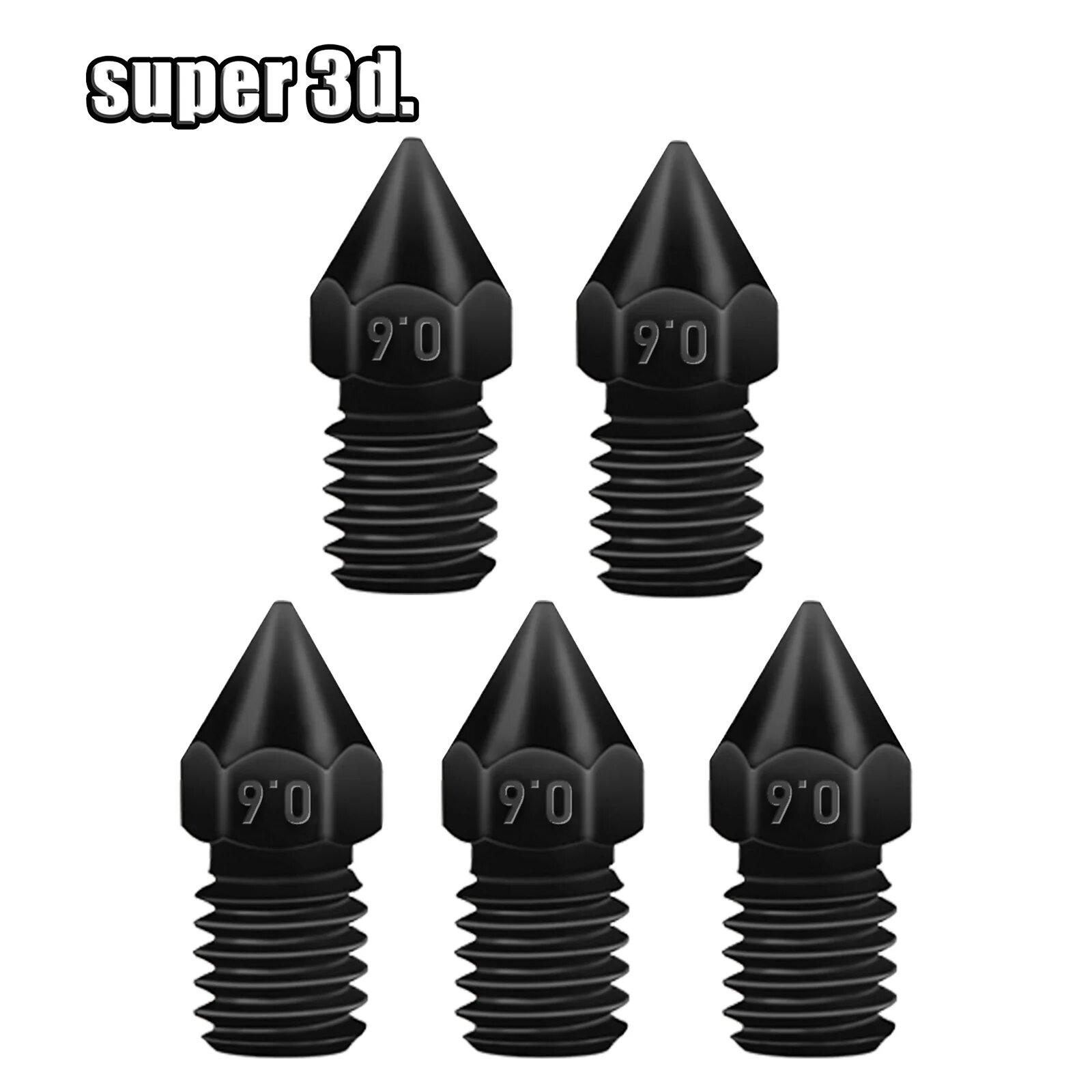 Насадки для 3D-принтера IdeaFormer IR3 1,75 мм из закаленной стали 5pcs 0.6mm