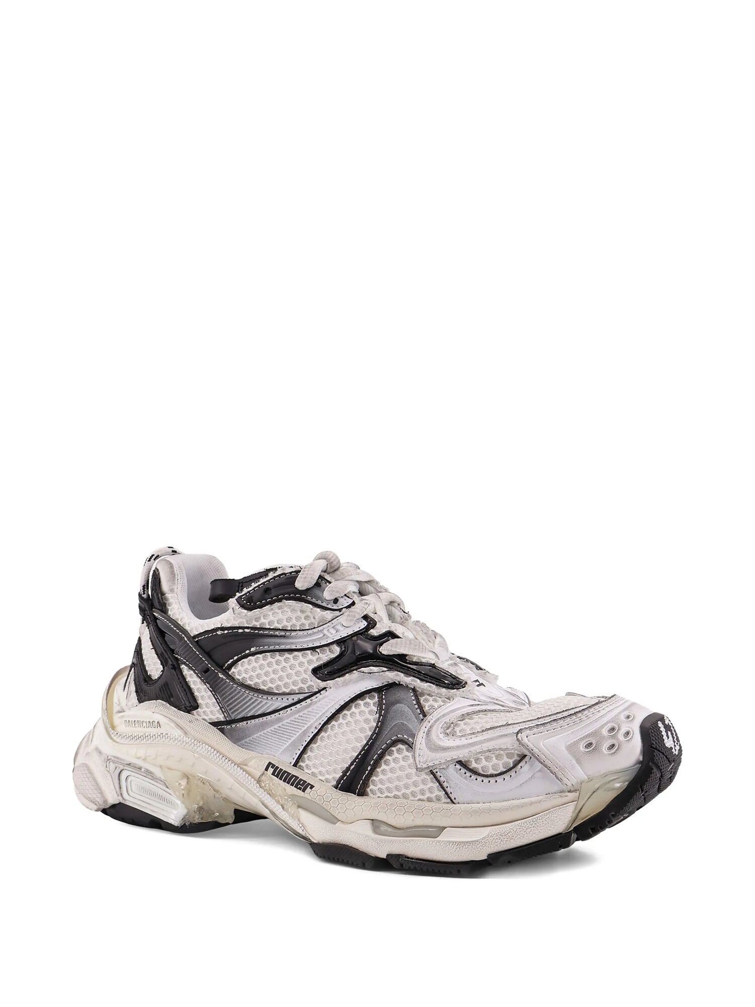 Кроссовки BALENCIAGA Runner 2, размер 45, бежевый/белый — фото 1