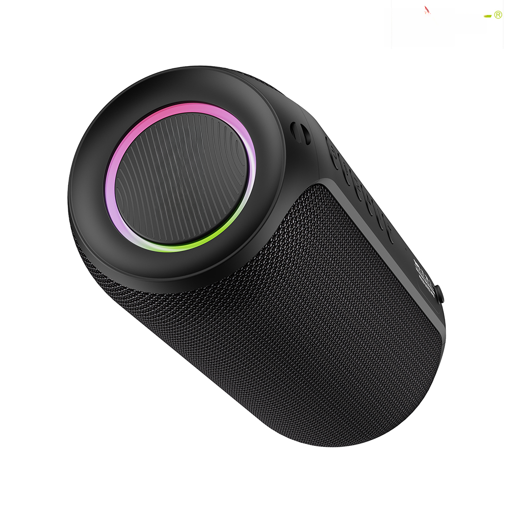 ZEALOT S32 Max Портативный беспроводной колонка с технологией BT 5.2, водонепроницаемостью IPX5, световыми эффектами RGB, стерео сценой TWS Series HiFi звуком, поддержкой AUX U Disk TF Card, черный / серый / голубой / камуфляж, материал ABS, дальность