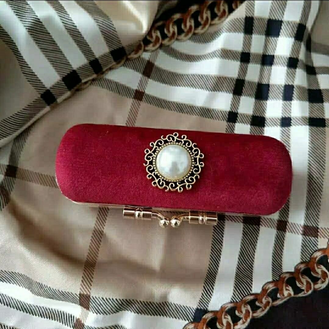 Одинарный футляр для помады, премиум-класса, не оставляющий следов, с зеркалом для макияжа, винтажный футляр для помады, защитный чехол для помады, футляр для штампов.