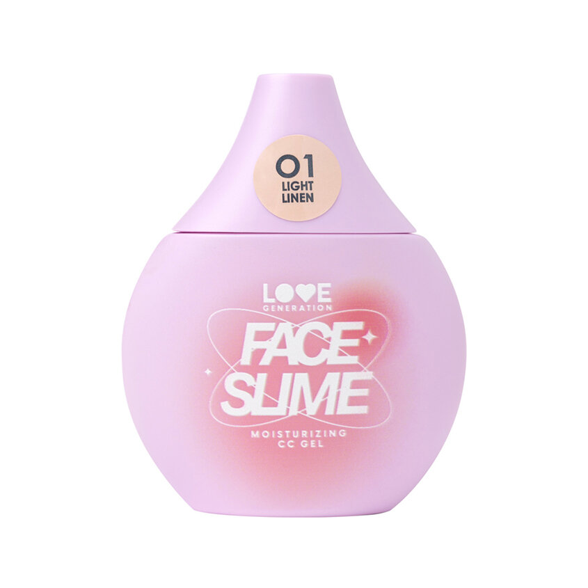 CC-гель для лица LOVE GENERATION FACE SLIME увлажняющий тон 01 Light linen