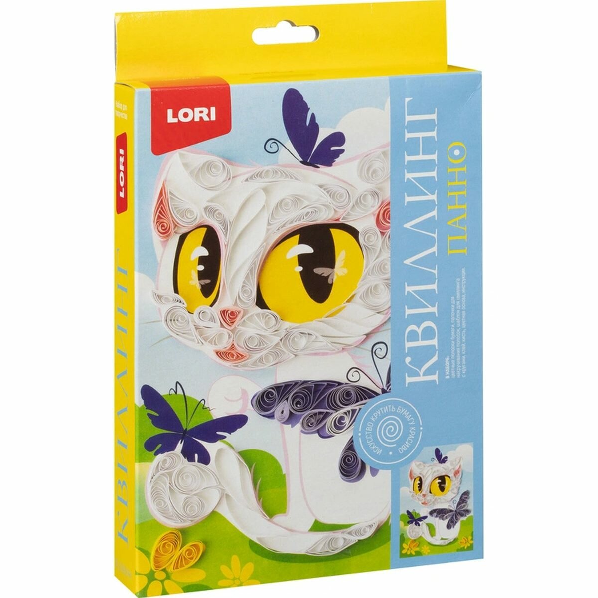 Набор для квиллинга Lori "Кошечка" (Квл-039)