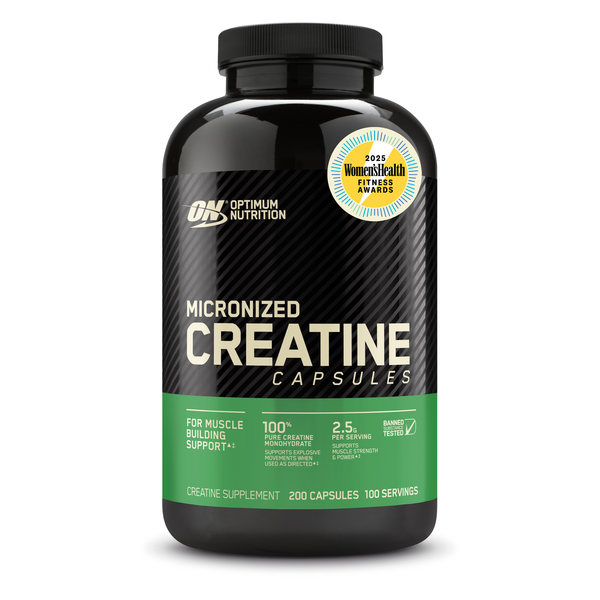 Креатин моногидрат OН - Микронизированный Креатин Капсулы (200 капс) / ON - Micronized Creatine Capsules (200c)