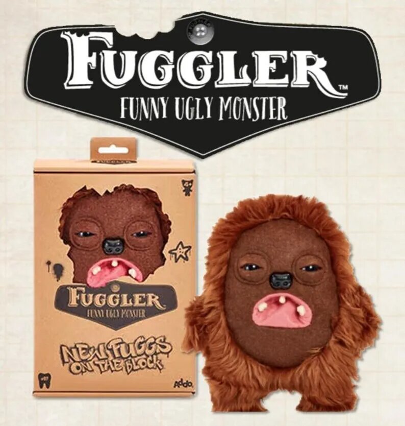 Fugler уличная серия, плюшевый Funky Teeth уродливо-милый в стиле хип-хоп, 23.7 см