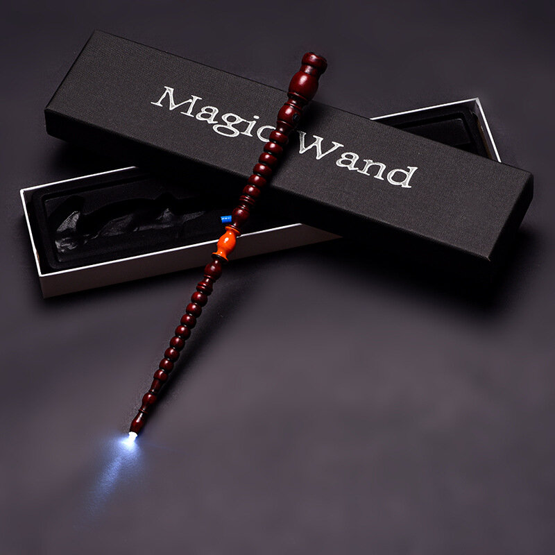 Светящаяся палочка Гарри Поттера, палочка Гермионы, светящаяся магическая палочка Дамблдора, игрушка на Хэллоуин с LED-подсветкой