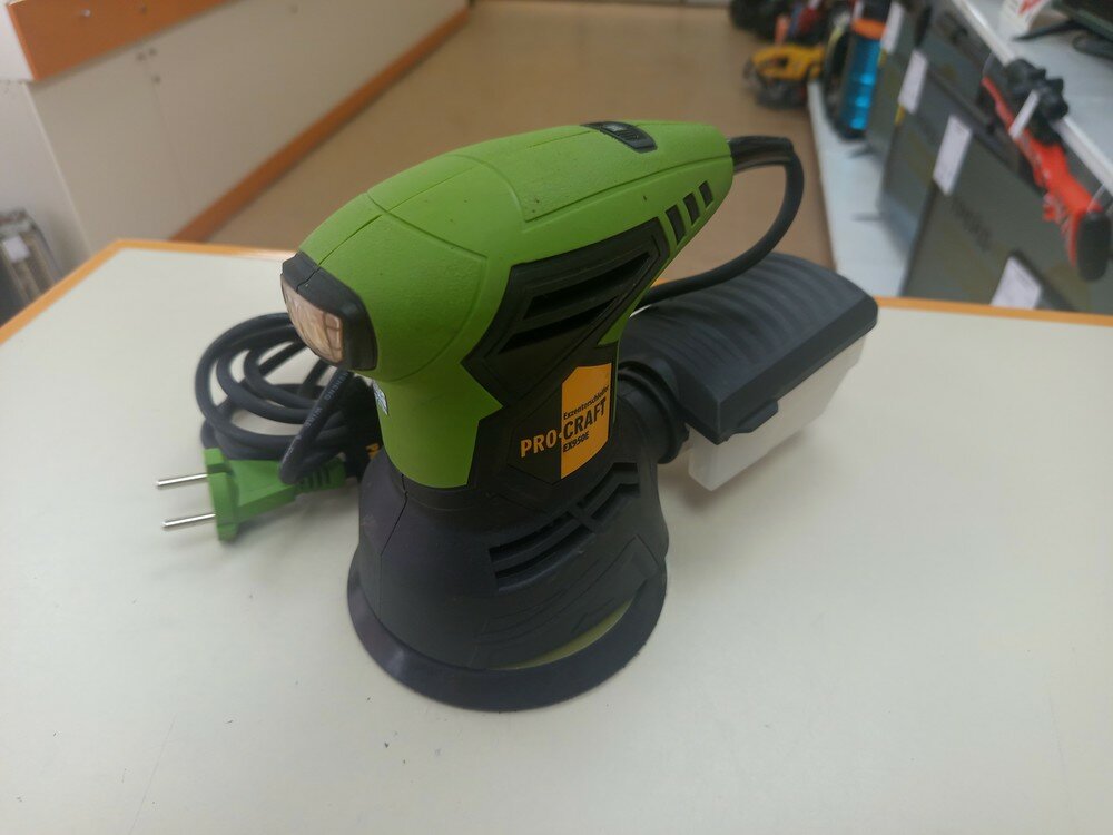 Эксцентриковая шлифмашина PROCRAFT EX950E (240 Вт, 12000 об/мин)(Б/У) Уценка