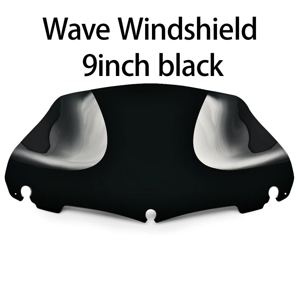 Лобовое стекло мотоцикла 4,5 дюйма 7 дюймов 9 дюймов 10,5 дюймов, дефлектор ветрового стекла, подходит для Harley Touring Electra Glide Street Glide 2014-2023