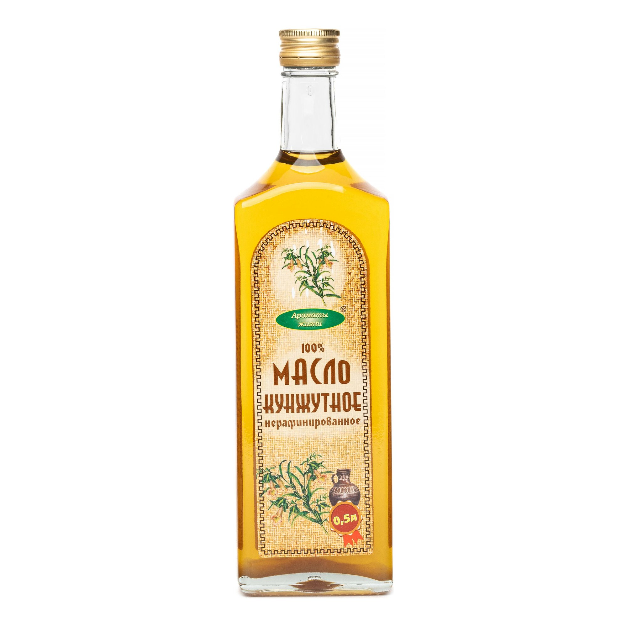 Масло Кунжутное "Ароматы жизни", 500 мл