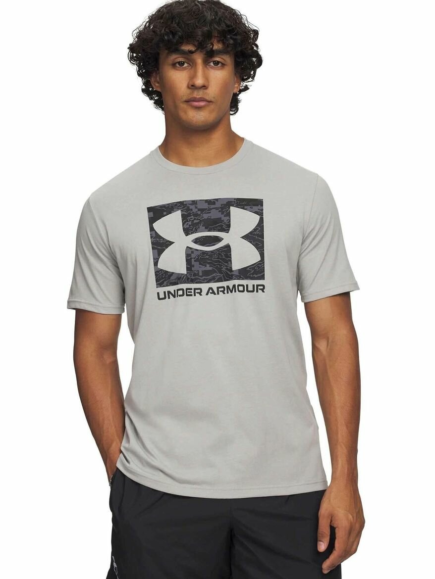 Футболка спортивная UA ABC CAMO BOXED LOGO SS