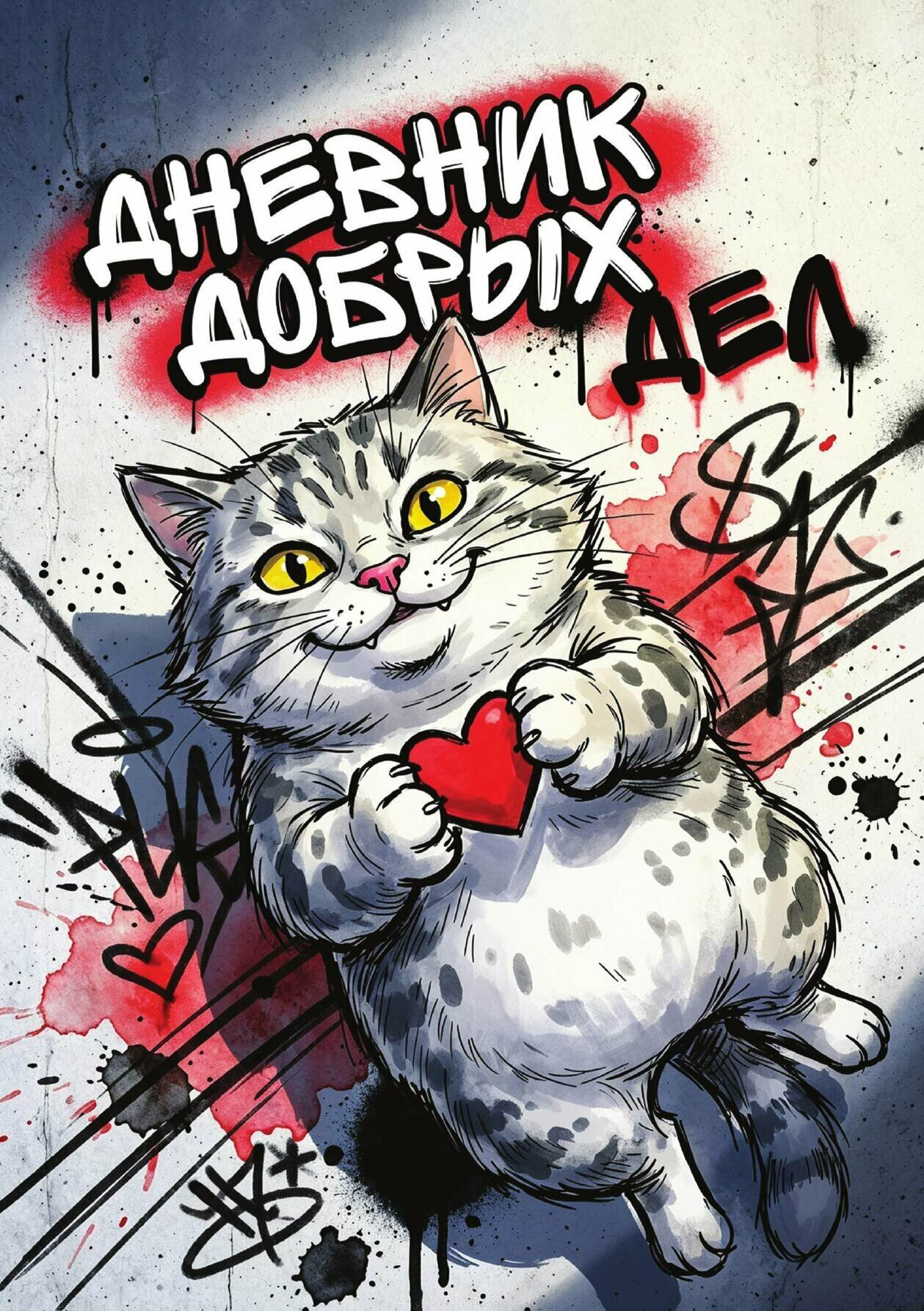 Дневник добрых дней: Инструмент Психолога для Счастья, дизайн "Метранпаж". 100 страниц недатированный А5, разлинованный