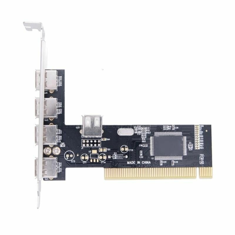Контроллер USB 2.0, 5 портов, PCI