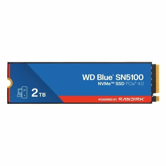 SSD диск Western Digital M.2 2280 Blue SN5100 PCIe 4.0 x4 2TB