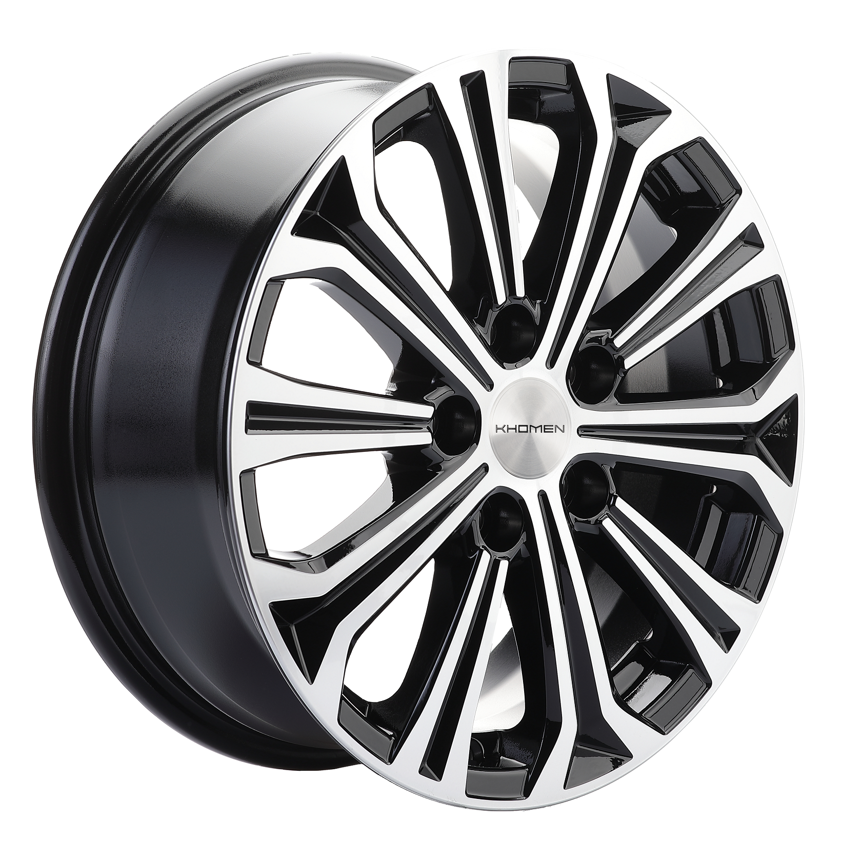 Диск автомобильный Khomen Wheels 1610 Ford Focus 6,5x16 5x108 ET50 63,35 Black-FP