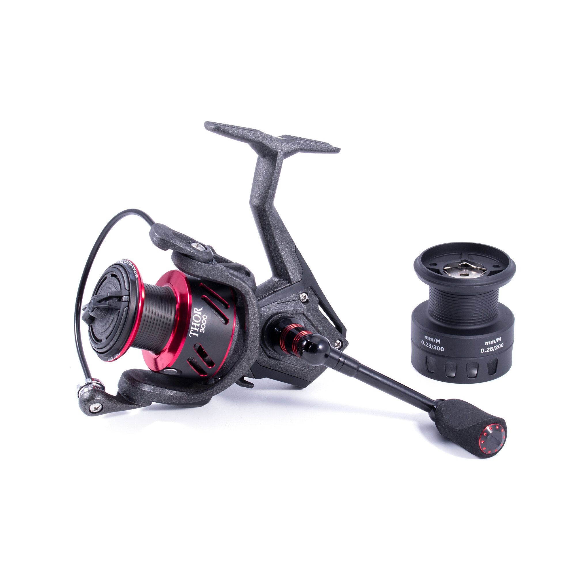 Катушка безынерционная Namazu Pro Thor TH3000, 8+1 подш, металлическая шпуля + пластиковая шпуля