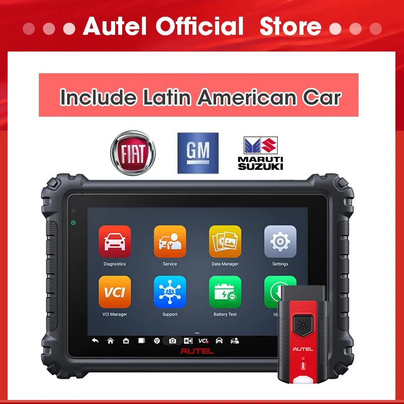 Autel MaxiCOM MK906PRO с Carga Brasil, диагностический сканер
