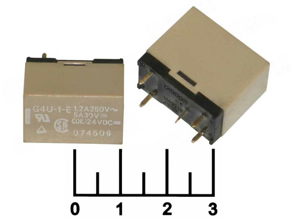 Реле =24V 1.2A/250V G4U-1-E OMR