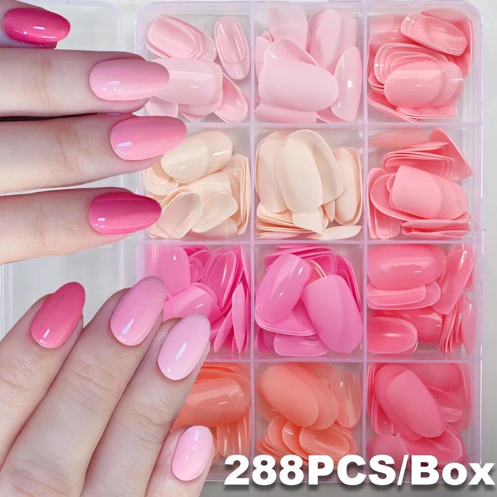 Накладные ногти MAFANAILS, 288 шт, Цвет: TD271-2