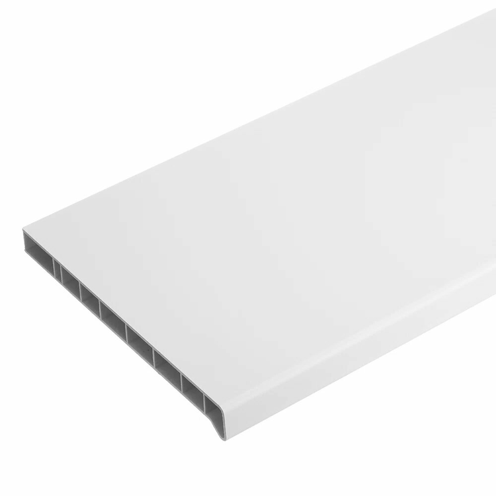 Подоконник ПВХ Moeller LD-S 30 250х2000х22 мм покрытие Elesgo белый матовый Moeller
