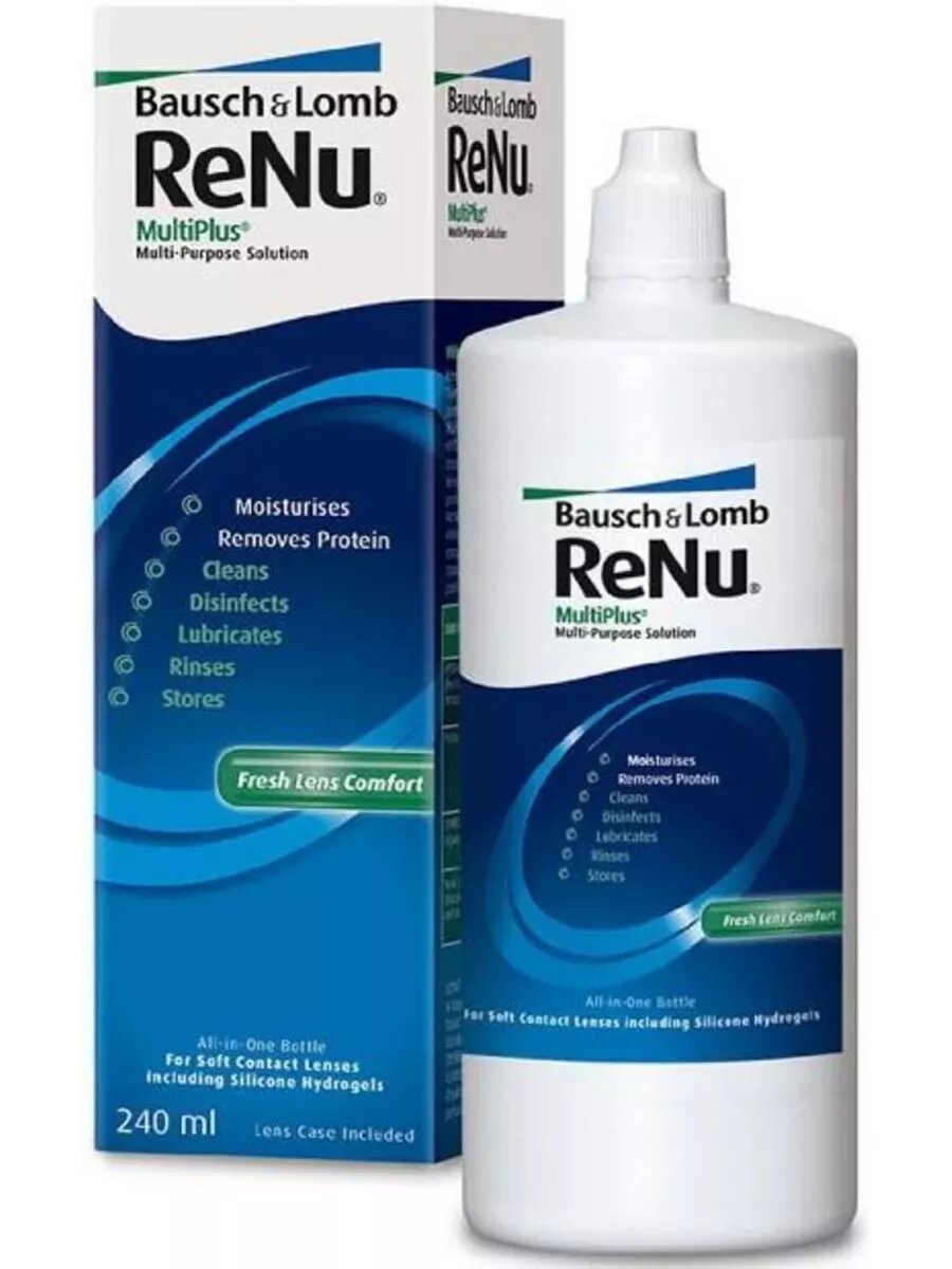 ReNu MultiPlus, раствор для линз, 240мл