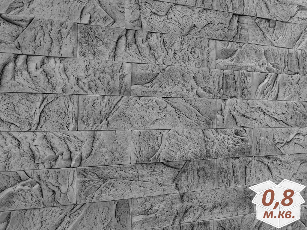 Декоративный камень Русский Камень Уральский скол Скала, 0,8 м. кв.