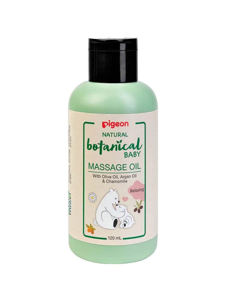 Pigeon Масло массажное Natural Botanical Baby Massage Oil, м