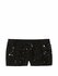 Шорты GUCCI Sequin mini shorts, размер M, черный
