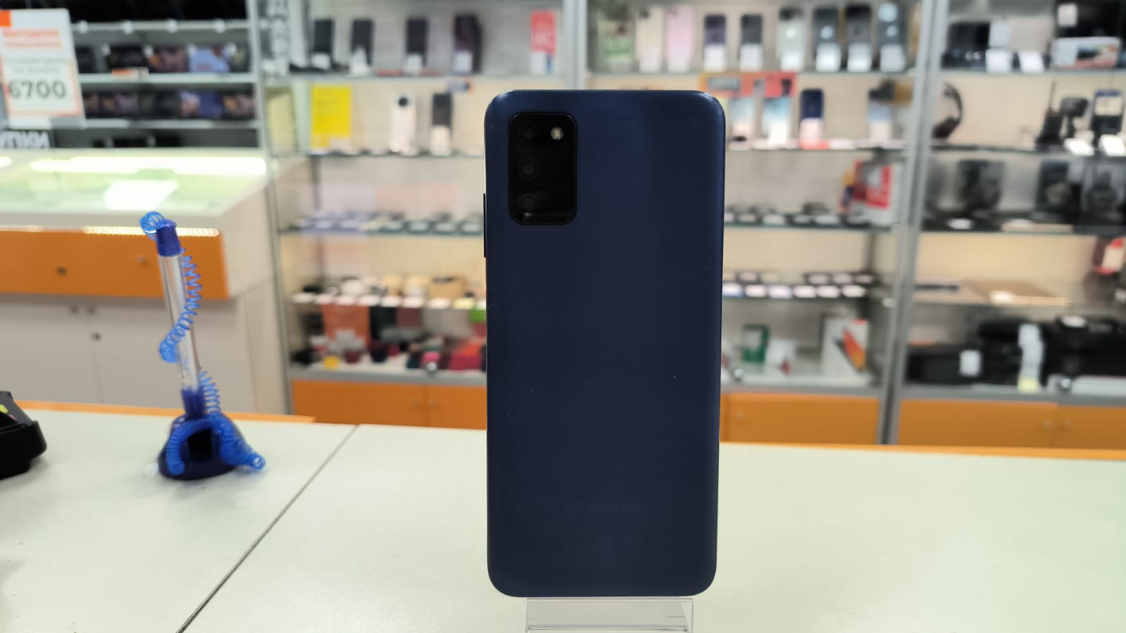 Смартфон Samsung Galaxy A03s 4/64Gb (A037 F/DS) Global (синий) уценка (Б/У)