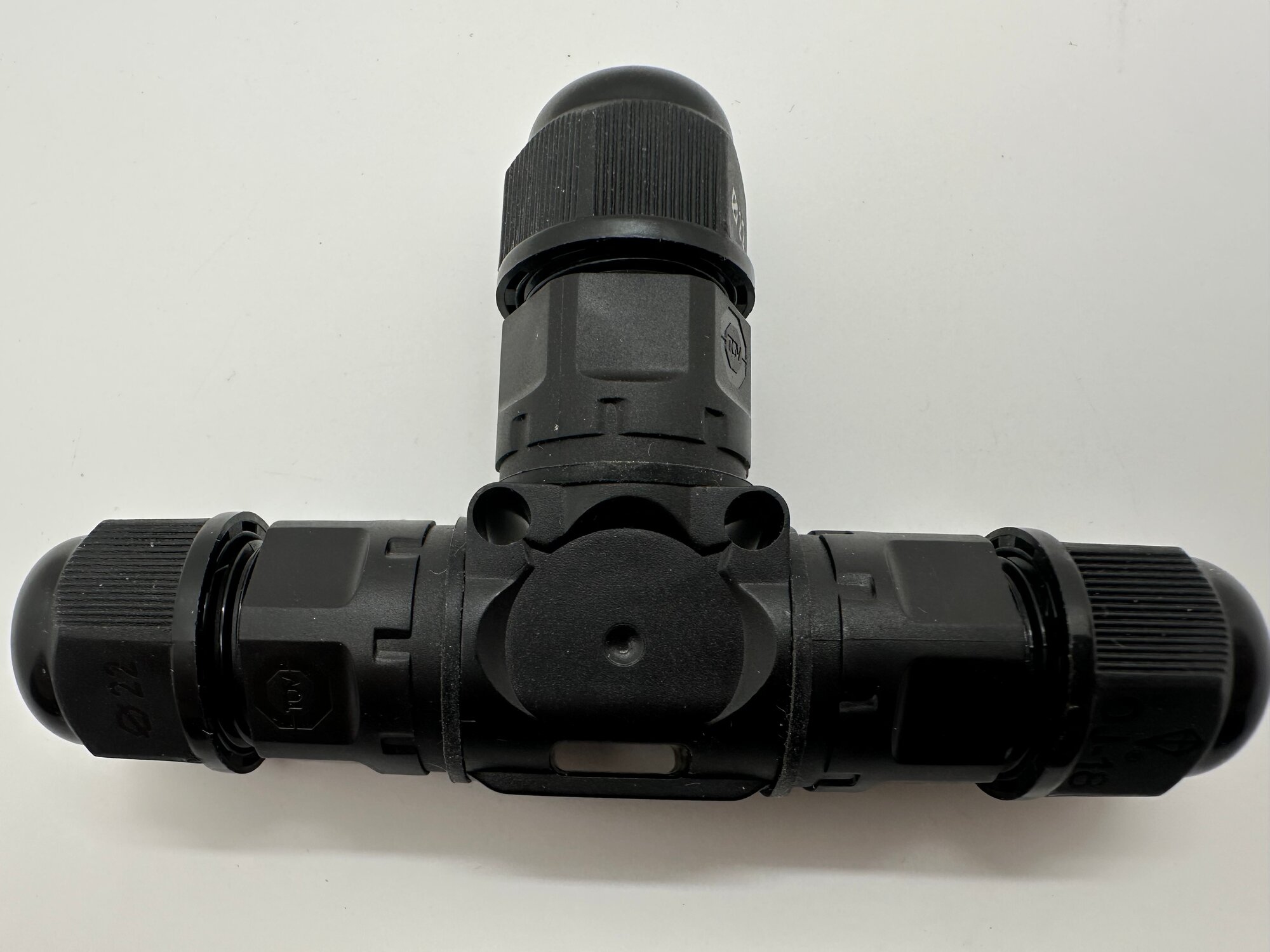 Коннектор/Соединитель кабельный, водонепроницаемый на три провода, тройник, IP68, коннектор кабельный Т-образный.