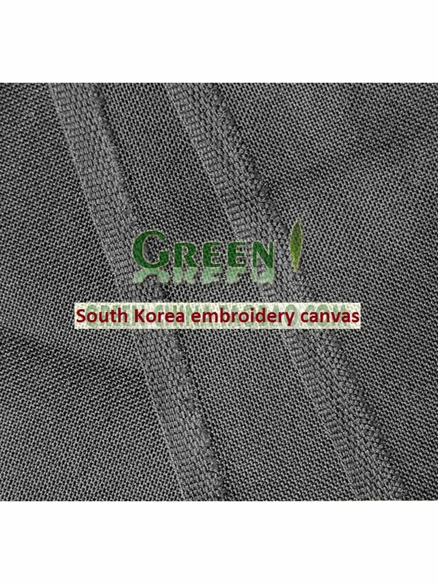 Канва GREEN stitch 27 ct. (75х50 см, цвет черный DMC-310)