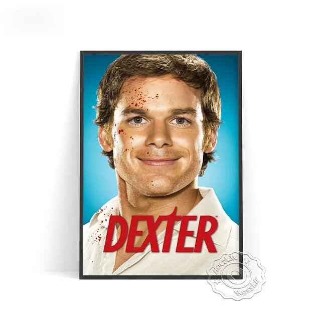 Художественный постер Декстера Hocskir Белый, H, 40x50cm No Frame