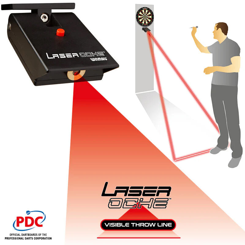 Лазерный рубеж броска для игры в Дартс Winmau Laser Oche. Батарейки в комплект не входят.