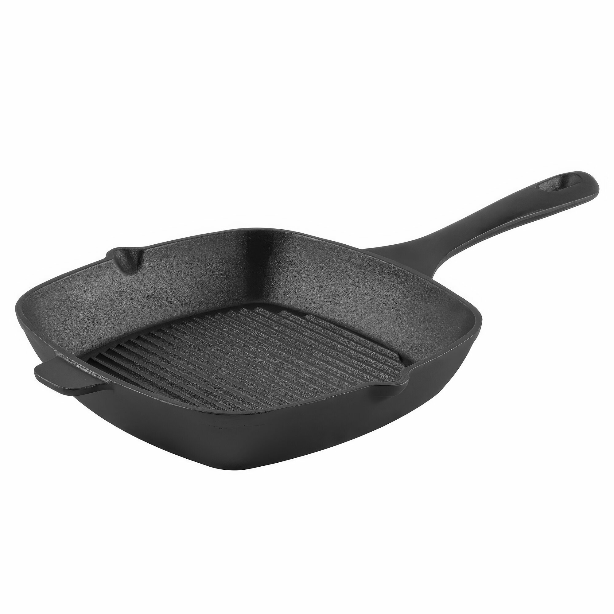 Сковорода-гриль Gipfel Diletto 51050, 24х24х5 см, чугун, черный