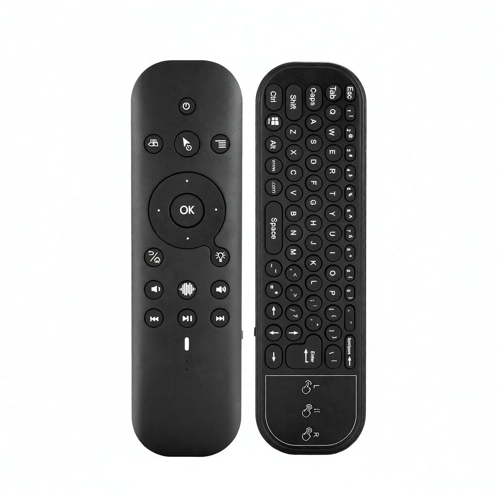 G60S Pro: 2.4G RF И BT 5.0 Беспроводная Клавиатура С 6-Осевым Гироскопом - Компактный Дизайн 17.8x5x1.6 см Для Управления Smart TV И ПК