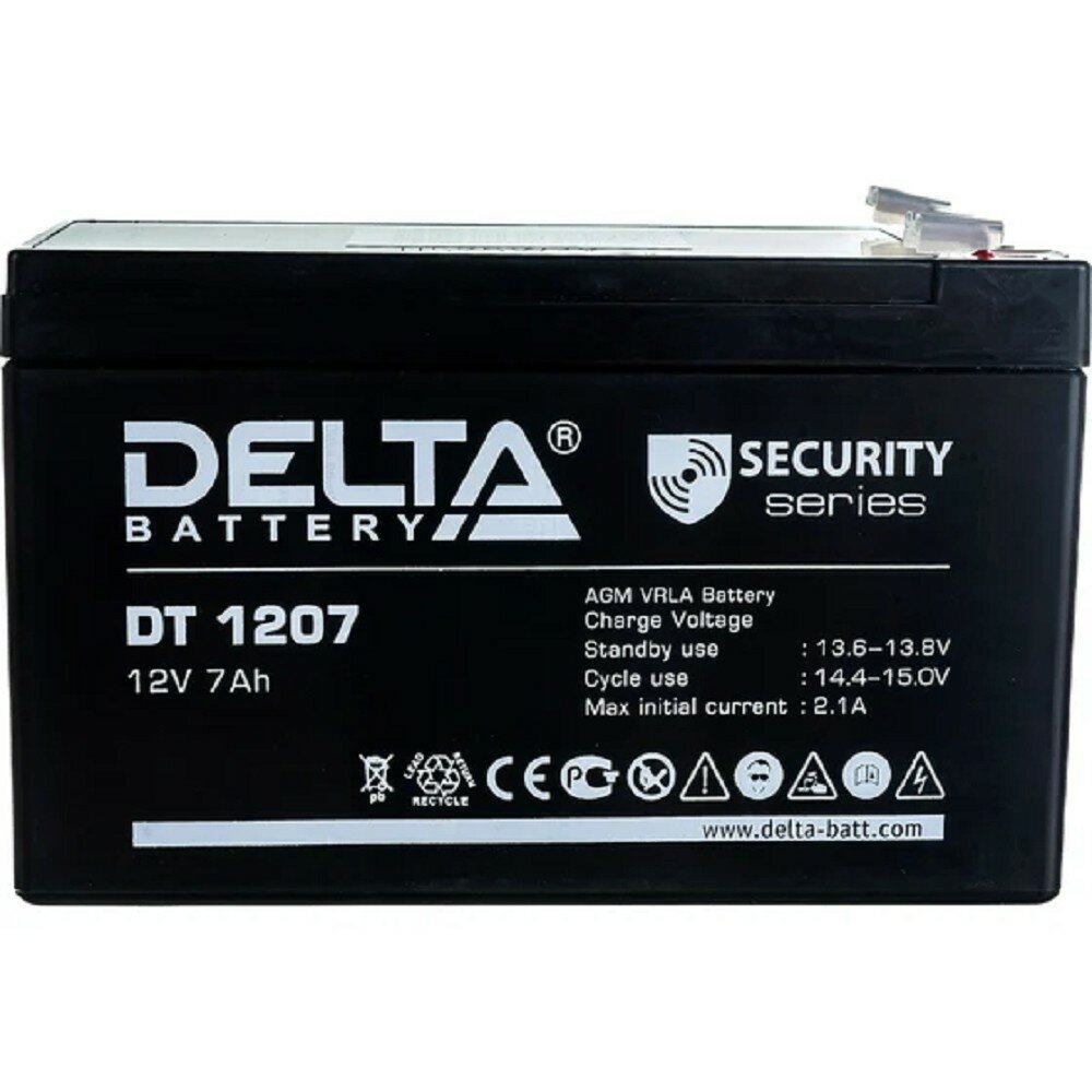 Батарея для ИБП Delta DT 1207 12B, 7000мАч Свинцово-кислотный