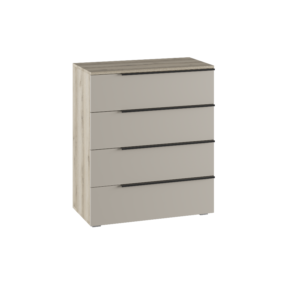 Комод "ПВШ Заря" 80см, дуб делано/кашемир