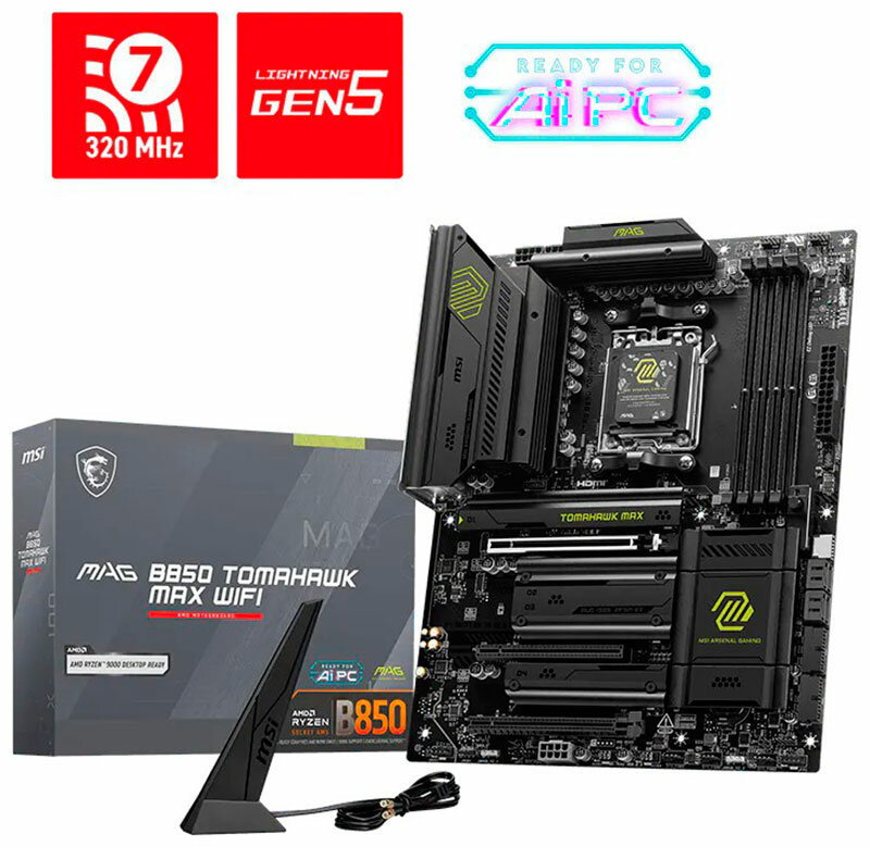 Материнская плата MSI MAG B850 TOMAHAWK WIFI (AM5, ATX)