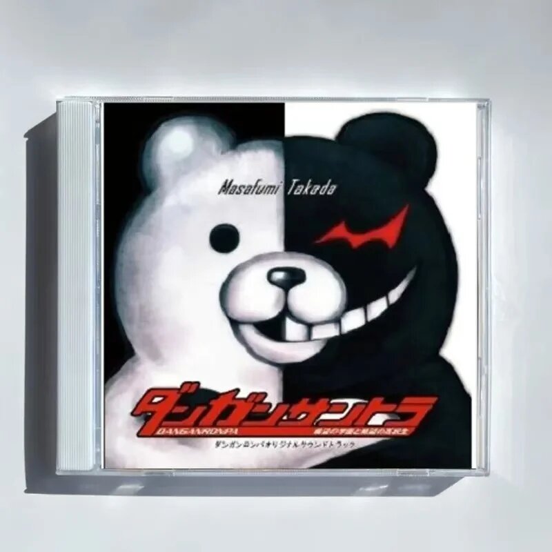 Аниме Danganronpa Trigger Happy Havoc Takada Masafumi Музыкальный CD Monokuma OST Альбом 2 шт. Музыкальная запись Косплей Soundtracks Box Подарок