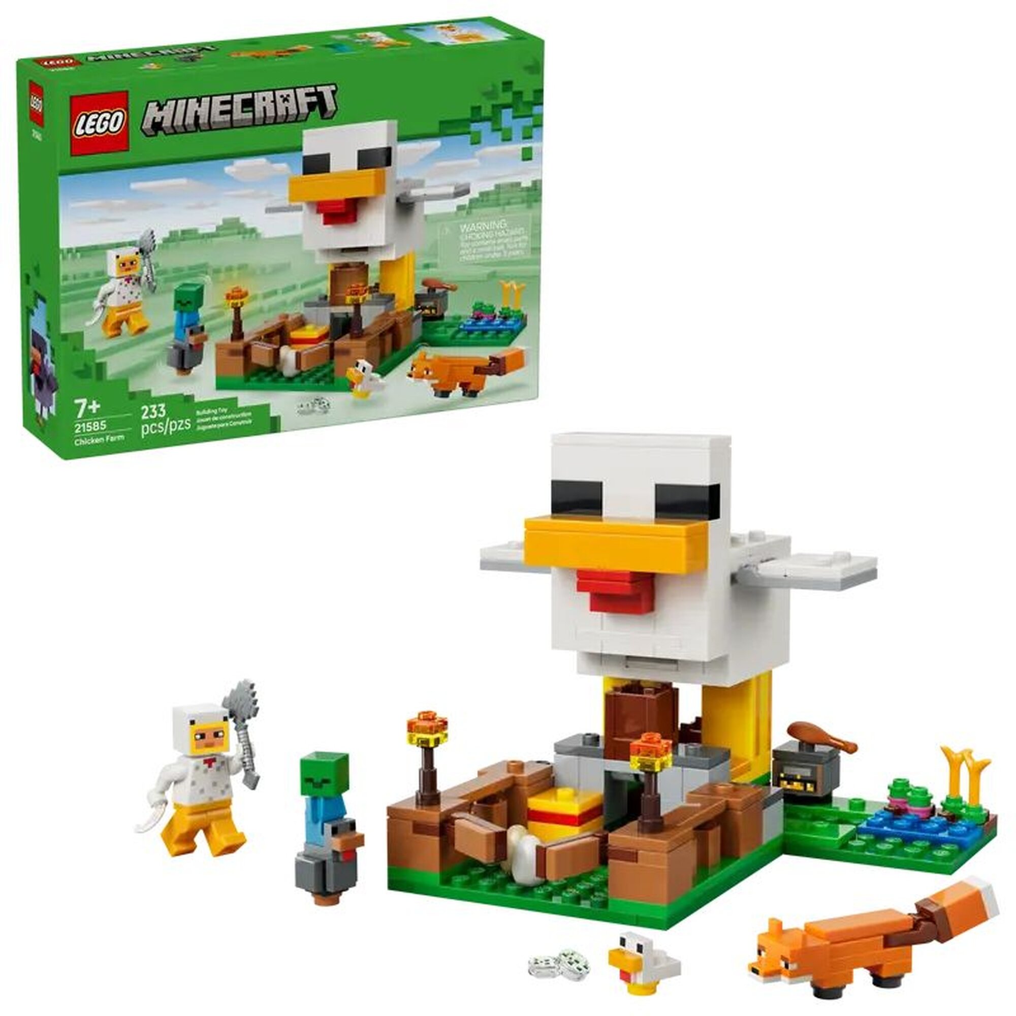 Конструктор LEGO MINECRAFT - Куриная ферма, 233 эл. - Лего Майнкрафт 21585