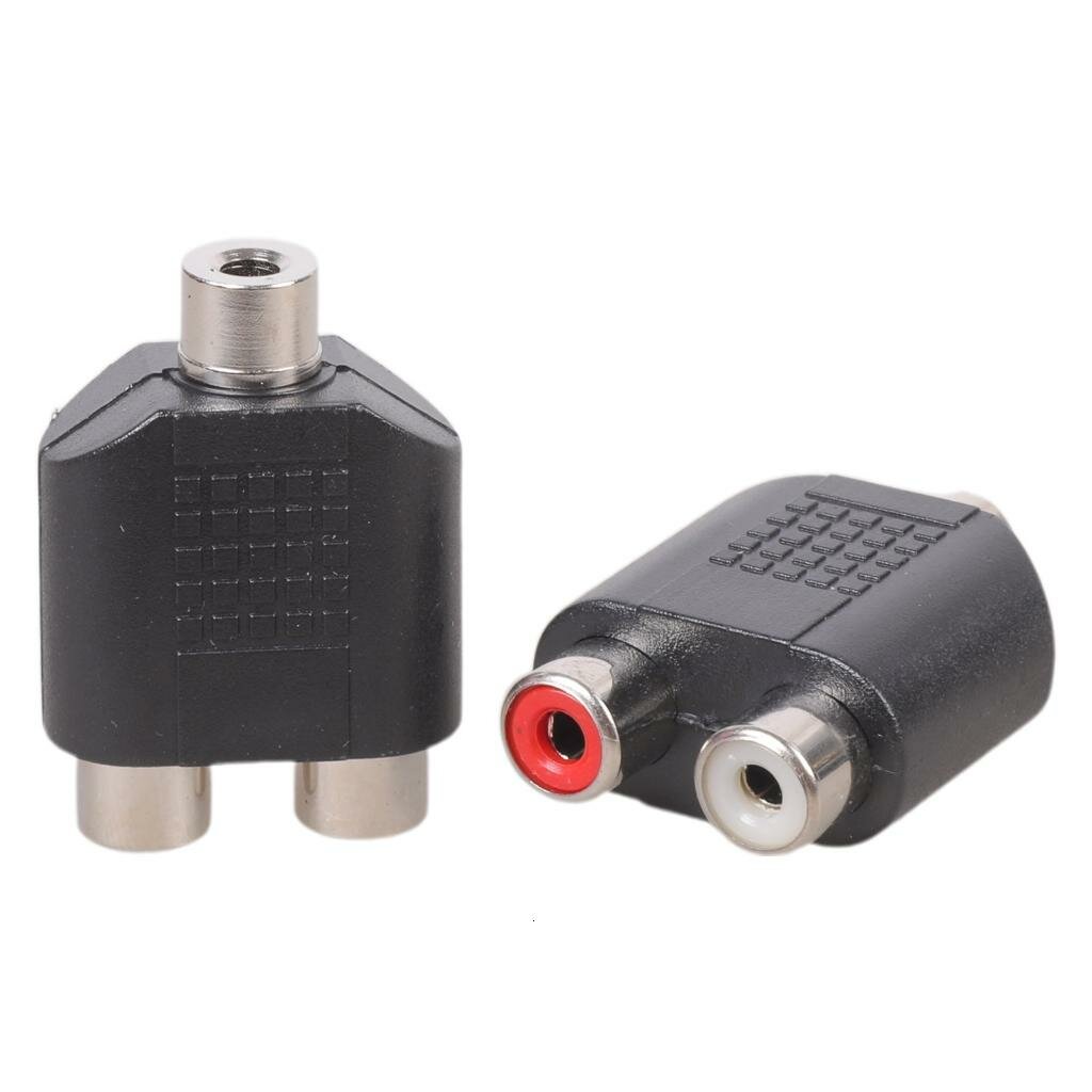 Адаптер «гнездо 3,5 мм — 2 разъёма RCA»