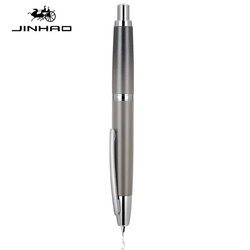 JINHAO 10 перьевая ручка черная EF/F ЭФ, Gray Gradient
