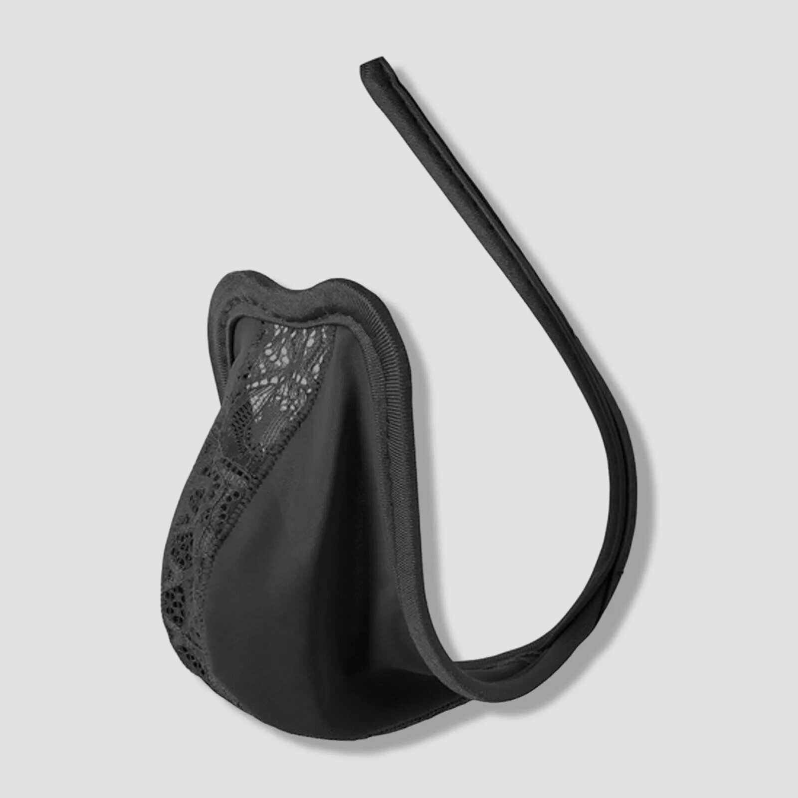 Мужские стринги ISHOWTIENDA полиэстер Черный, Black