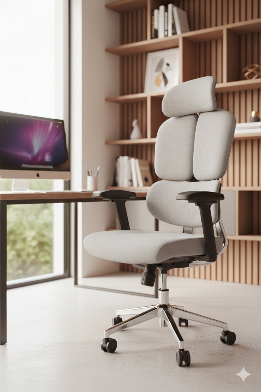 Компьютерное кресло Jiqiao, ортопедическое, эргономичное, серое