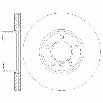 Диск тормозной SANGSIN SD5208 Bmw 1